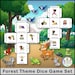 Forest Animals Kids Yoga Games, Poses, Coloring Pages (PDF Pattern ...