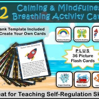 Positive Affirmations Kids Mindfulness Breathing Exercises Activity ...