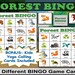 Forest Animals Bingo Game With Kids Yoga Poses Included for Active ...