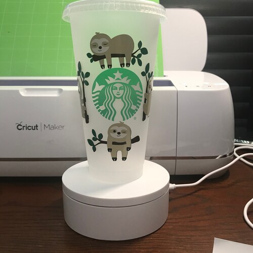 Sloth Starbucks Cup Hanging Sloth Cup Color Changing Cup | Etsy