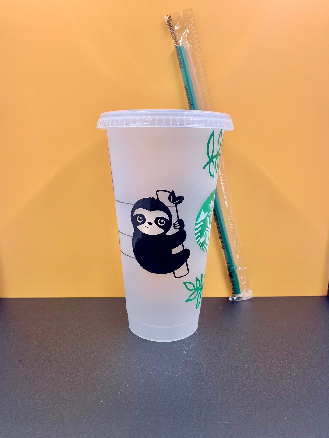 Sloth Starbucks Cup - Etsy