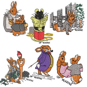 Peter Rabbit Embroidery Collection PES Files for Brother Machine 3 ...