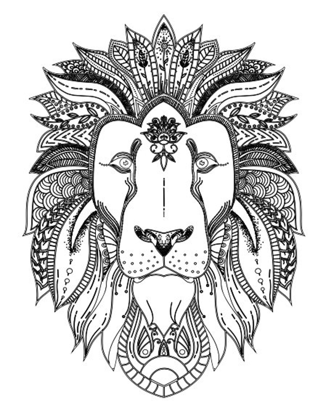 100 High Quality Adult Coloring Pages - Etsy