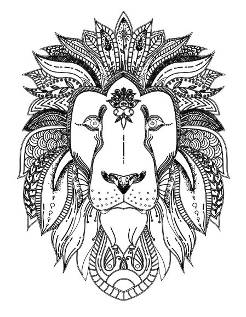 100 High Quality Adult Coloring Pages - Etsy