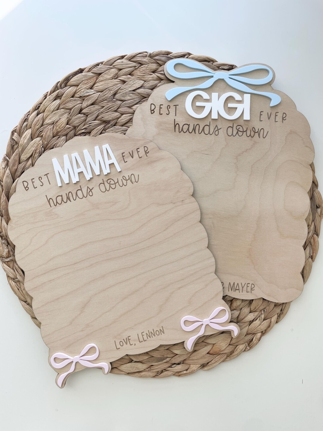 Mother's Day Hands Down Sign, Best Mom Hands Down, Kid Handprint Gift ...