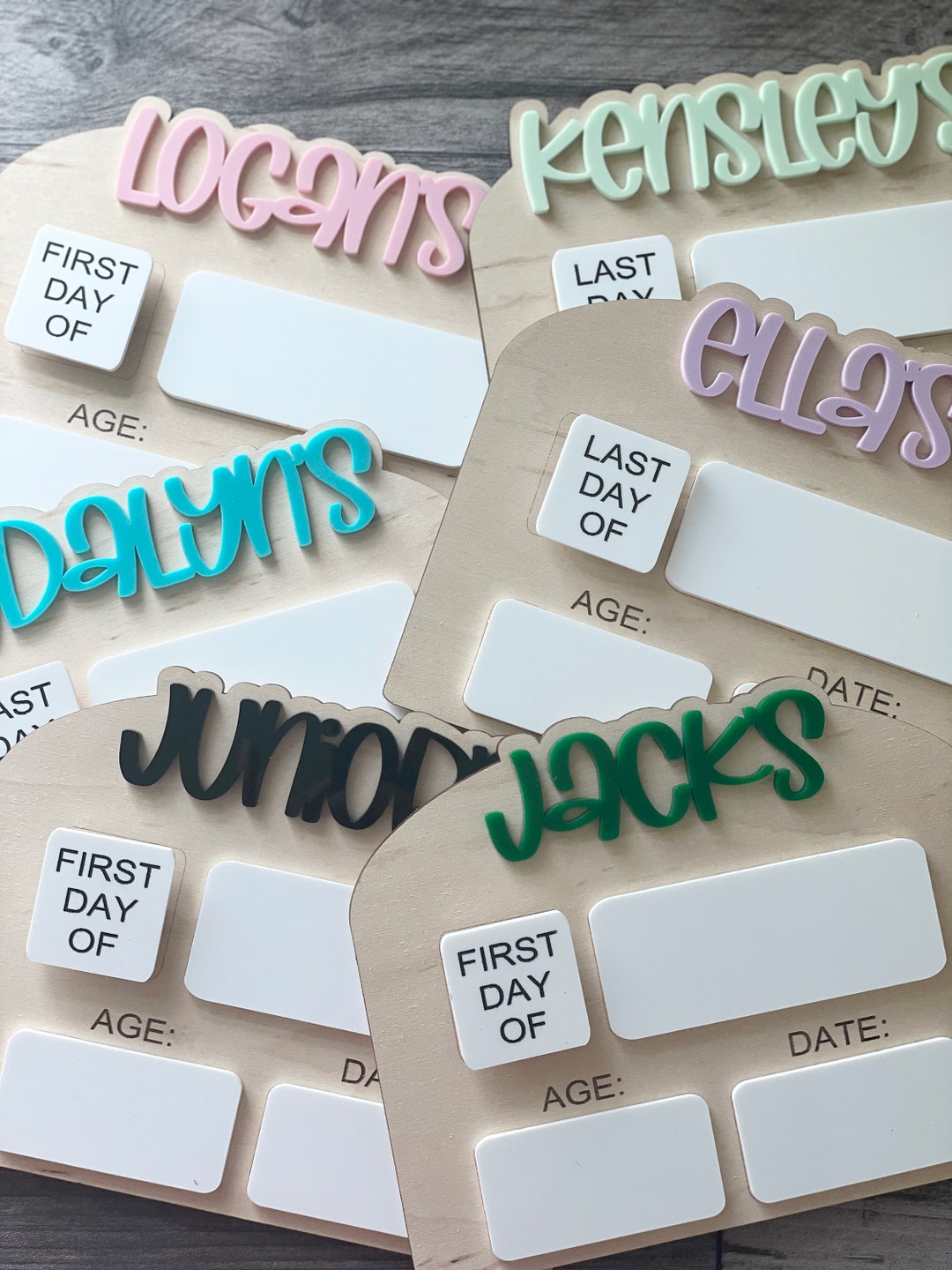 Interchangeable School Sign, First Day of School Sign, Back to School ...