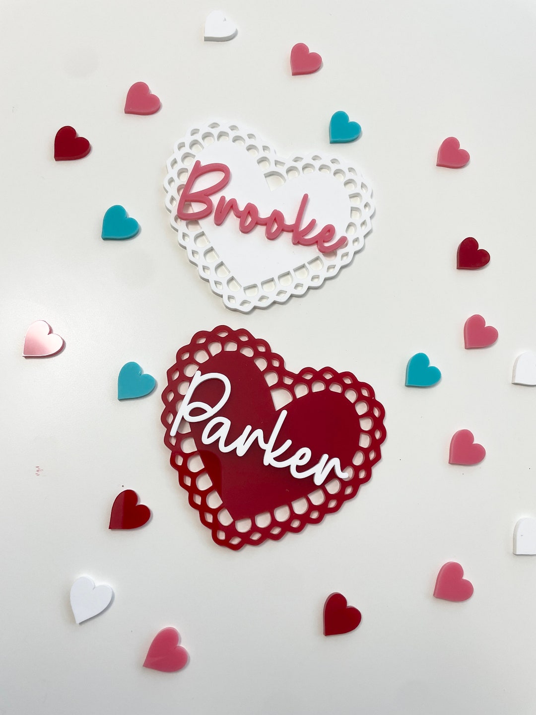 Valentine's Day Name Tag, Personalized, Valentine's Day Basket Tag ...