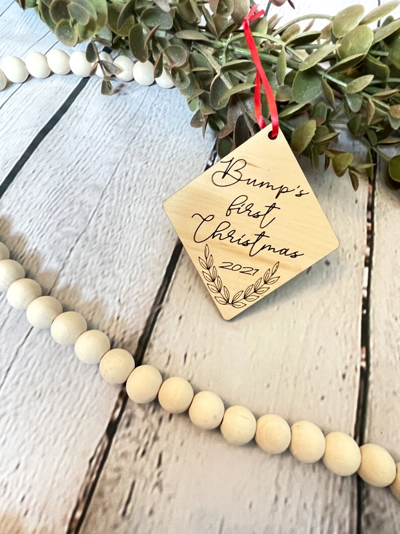 Bumps First Christmas Bump First Xmaspregnant Christmas - Etsy