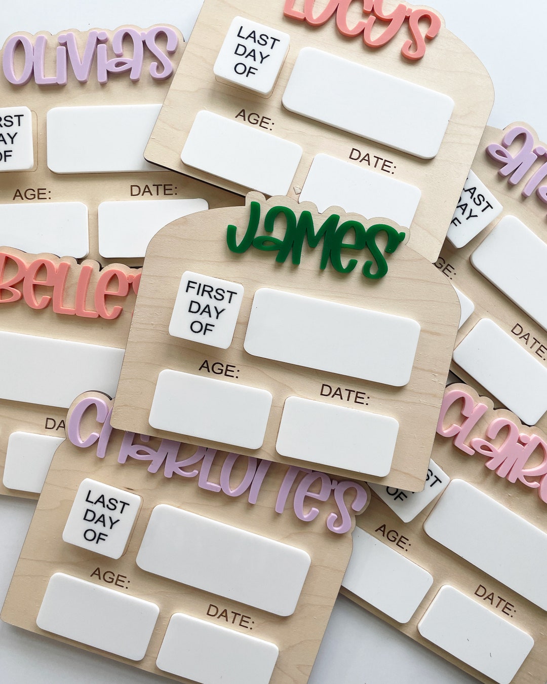 First Day of School Sign, Interchangeable School Sign, Back to School ...