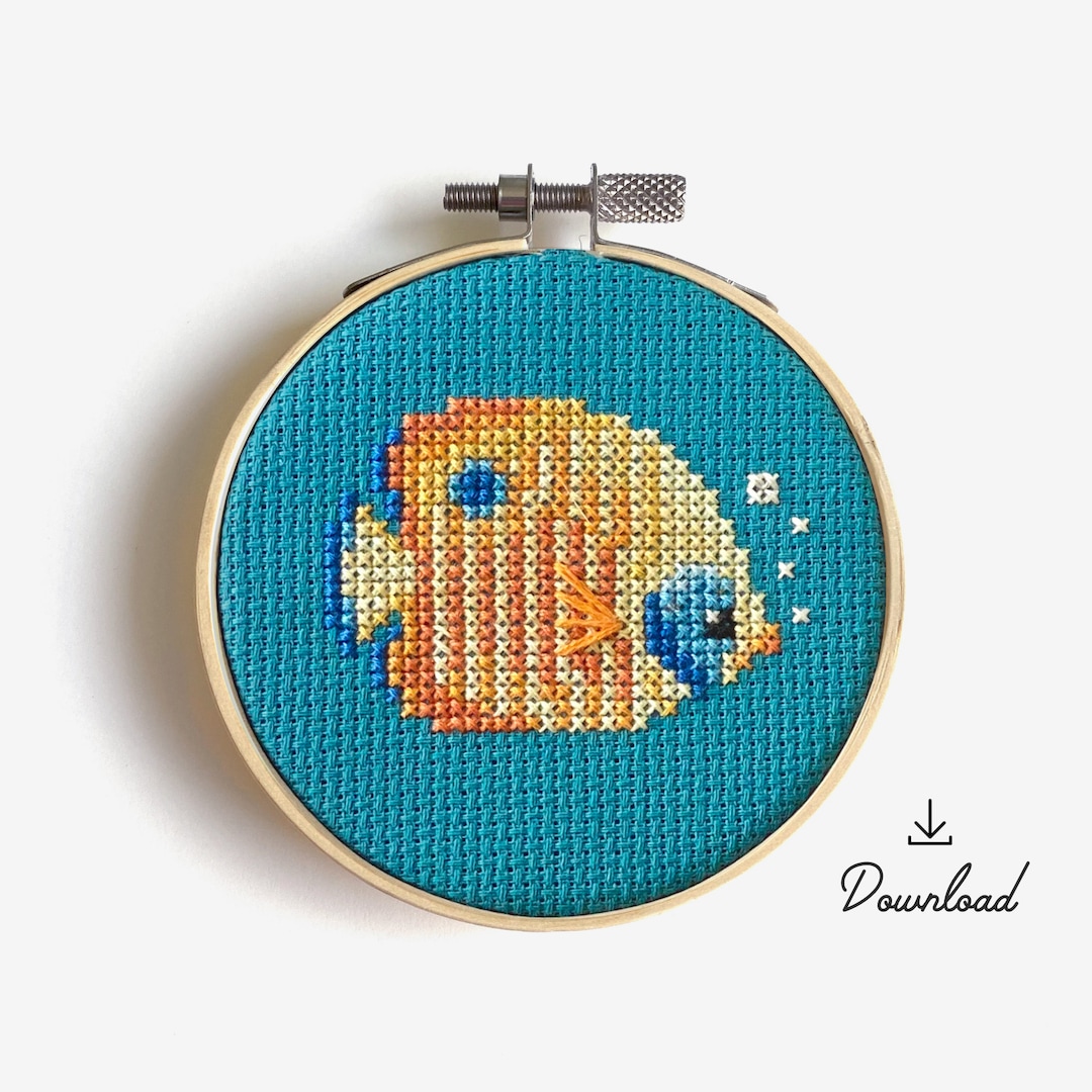 Tropical Fish - Cross Stitch Pattern - Etsy