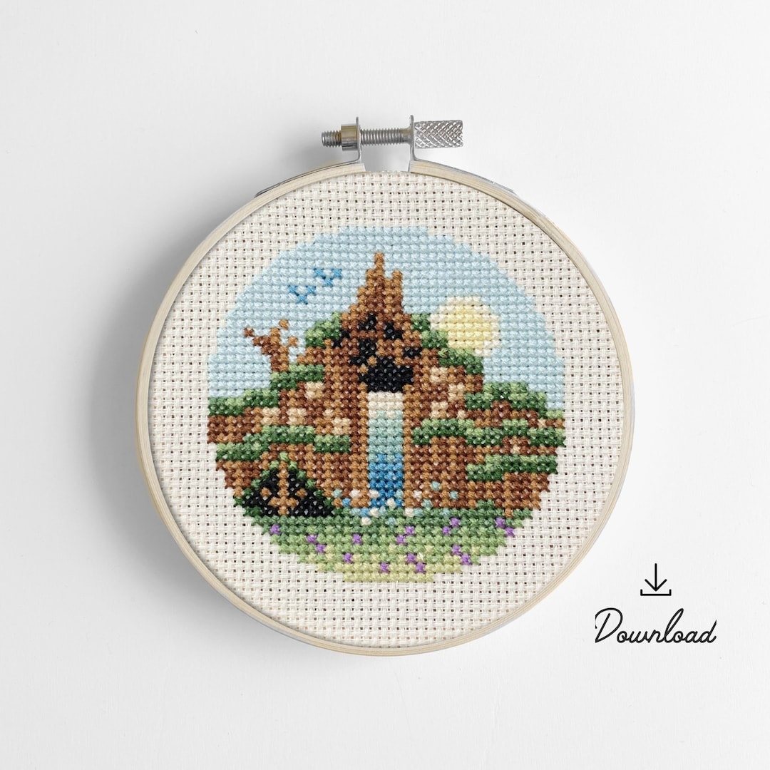 Splash Mountain - Cross Stitch Pattern - Etsy