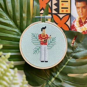 Tiny Elvis - Cross Stitch Pattern - Etsy