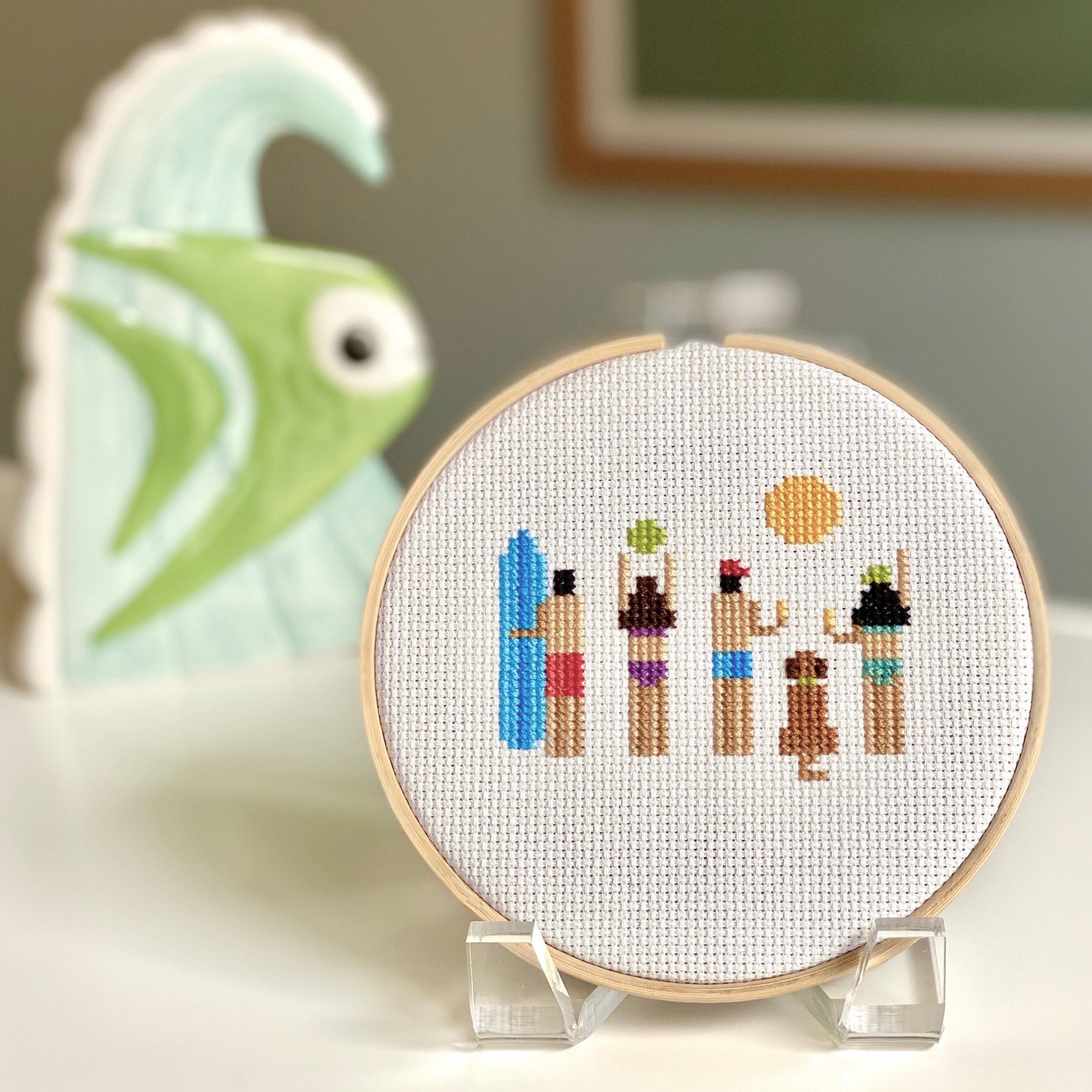Day at the Beach Cross Stitch Pattern - Etsy