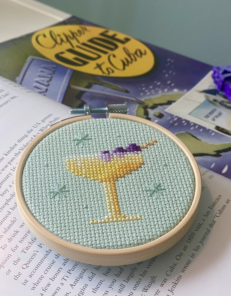 Atomic Cocktail Cross Stitch Pattern - Etsy