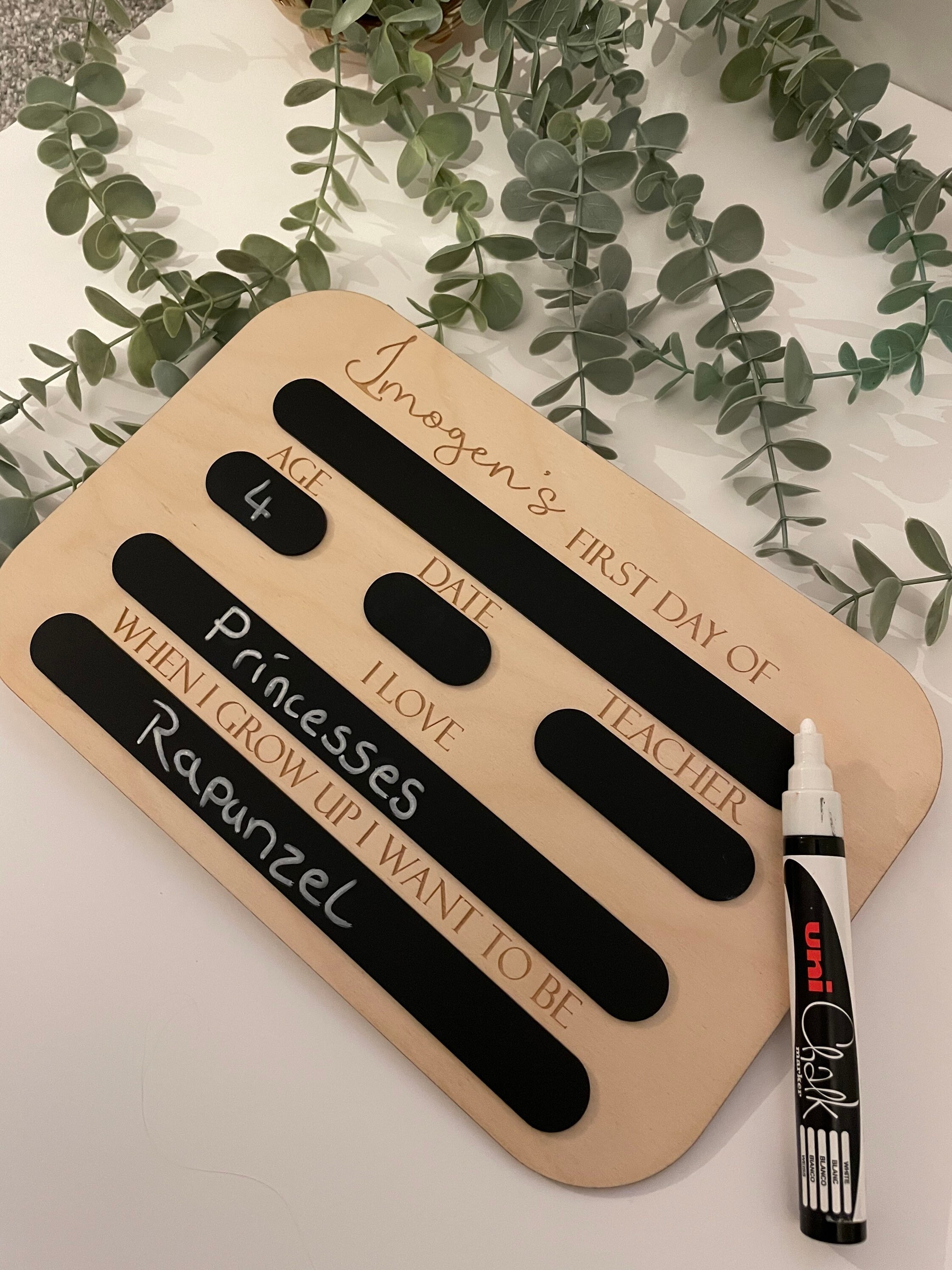 First Day of School Sign Chalkboard 1st Day of School - Etsy