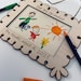 Kids Art Frame, Wooden Frame, Kids Craft, Personalised Frame, Activity ...