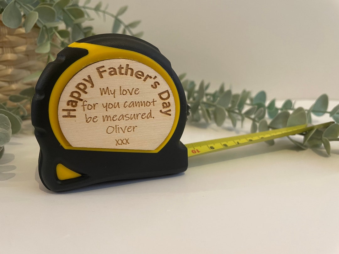 Personalised Tape Measure, Gift for Father Day, Birthdays, DIY Mums ...