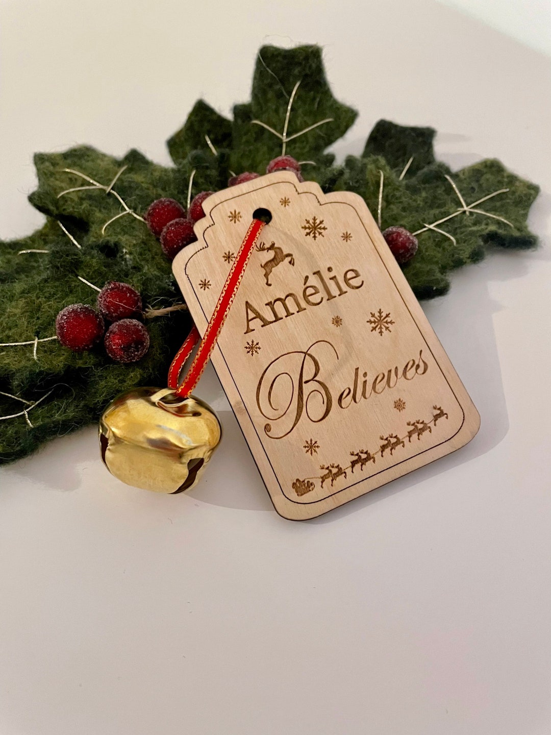 Believe Bell, Believe Sleigh Bell, Inspired, Christmas Believe Bell ...