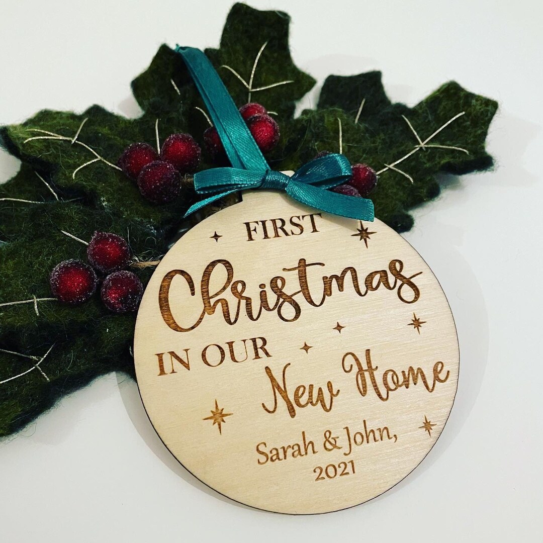 New Home Bauble, Christmas Bauble, 1st Christmas in Your New Home ...