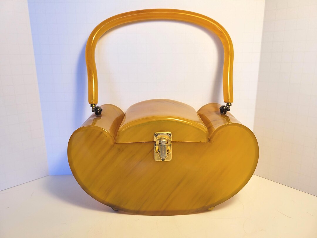 Vintage 1950s Tortoise Shell Purse Lewsid Jewel by Llewellyn - Etsy