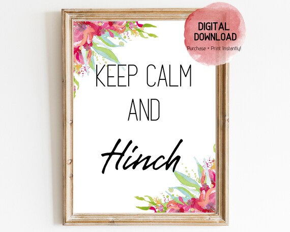 Keep Calm and Hinch Mrs Hinch Poster Mrs Hinch Print Mrs - Etsy