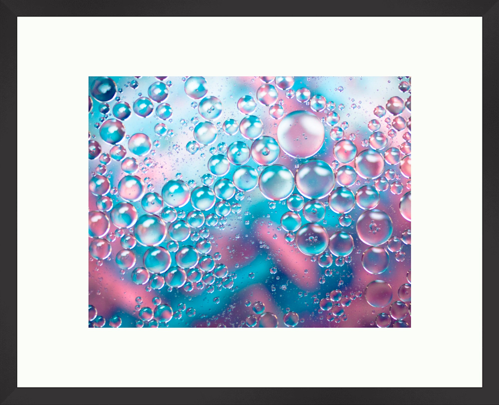 Tiny Blue and Pink Bubbles Photographic Print - Etsy