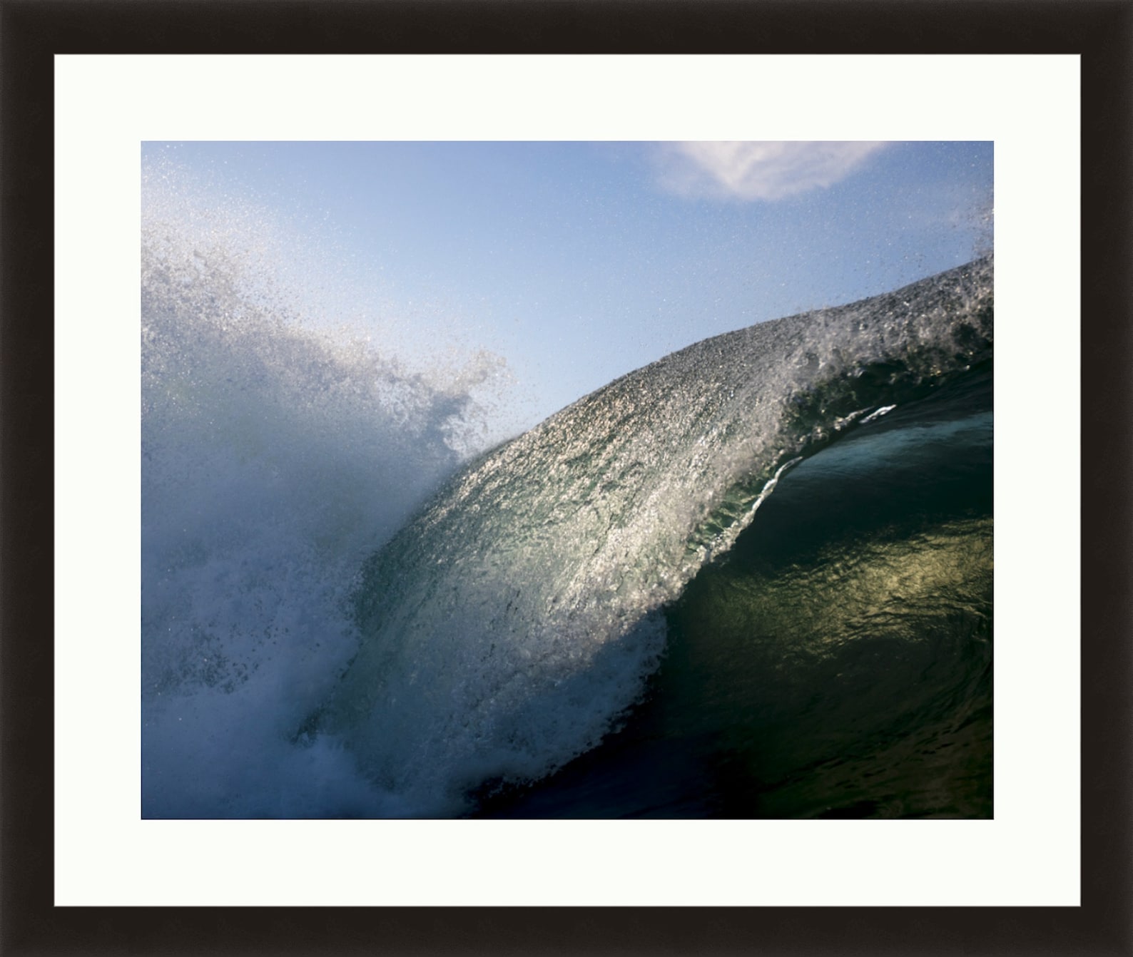 Big Wave Barrel Closeup Photo Print | Wave Photography | Beach Theme ...