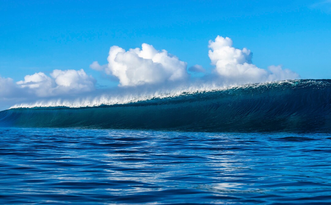 Teahupo'o Wave Wall Tahiti Photo Print | Ocean Photography | Beach ...