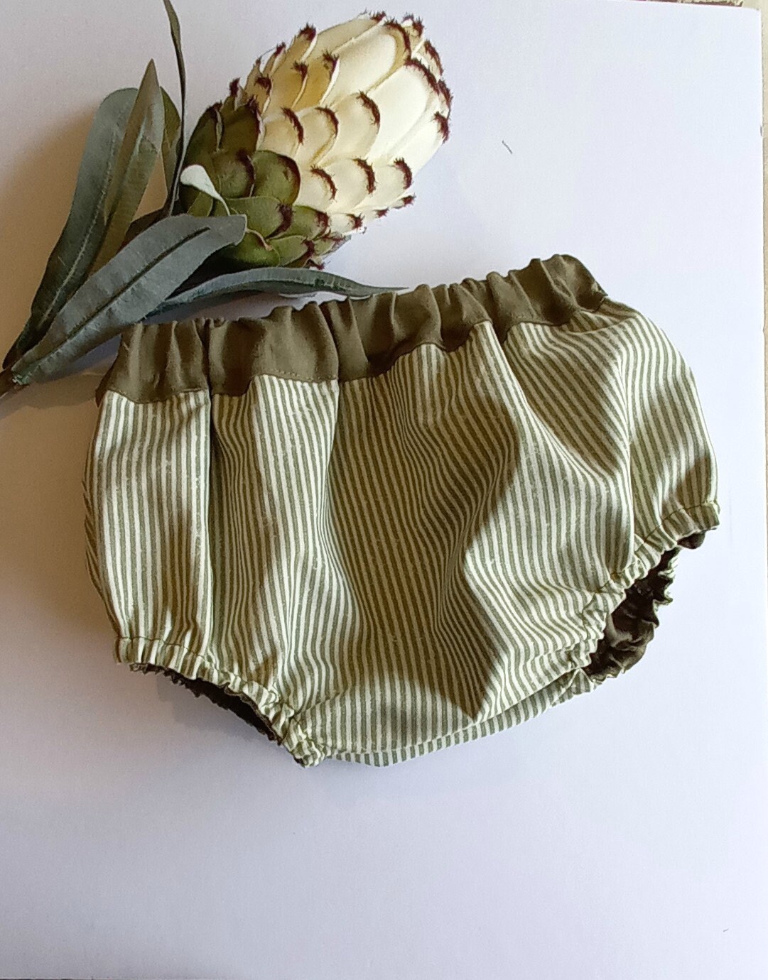 Sage Green Linen Reversible Bloomers / Nappy Cover - Etsy
