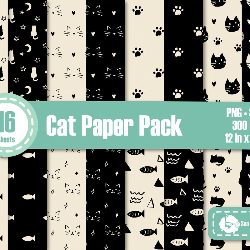 Cat Scrapbook - Etsy