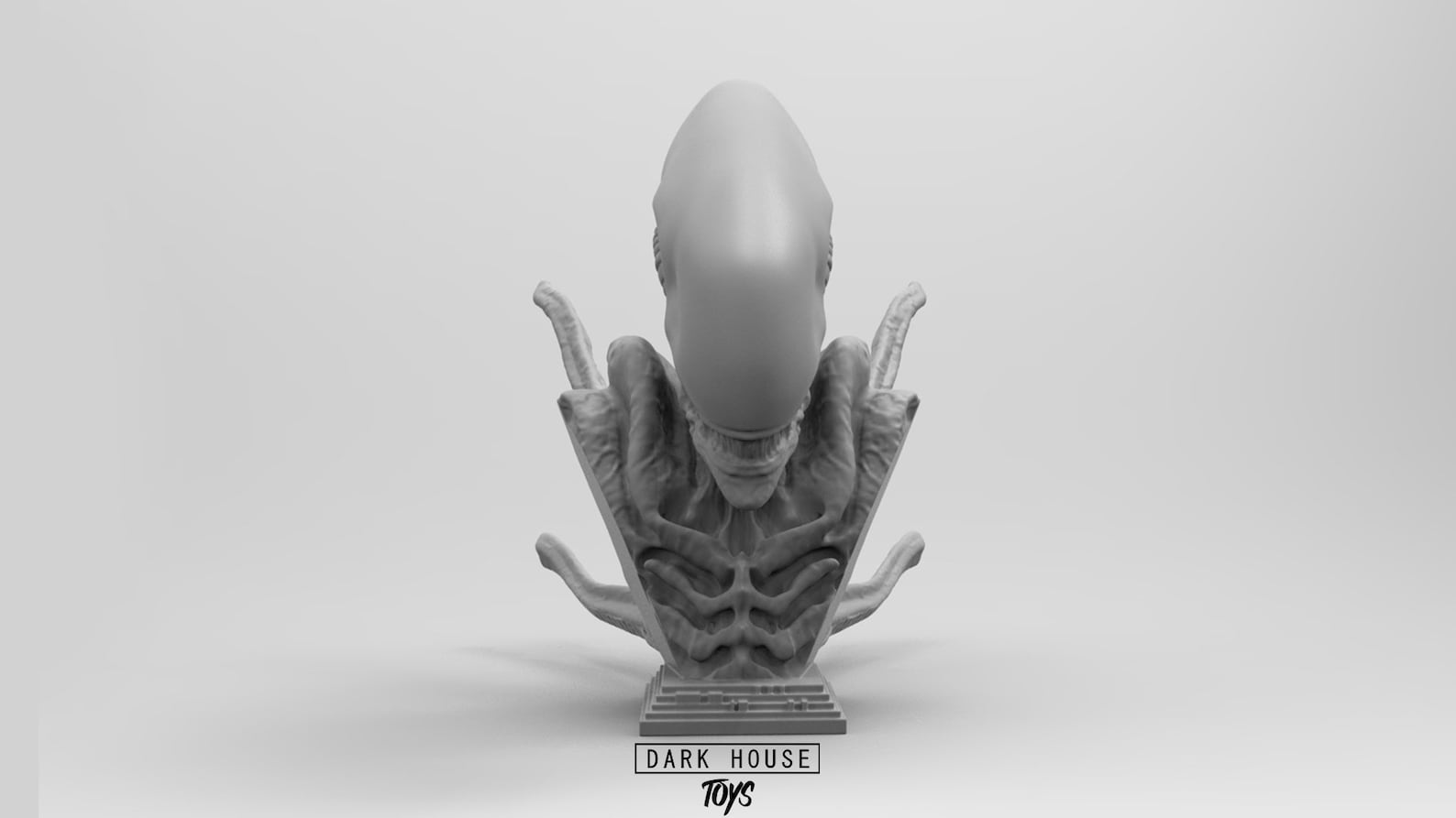 Alien Xenomorph Scout Bust 3D Printing Miniature - Etsy
