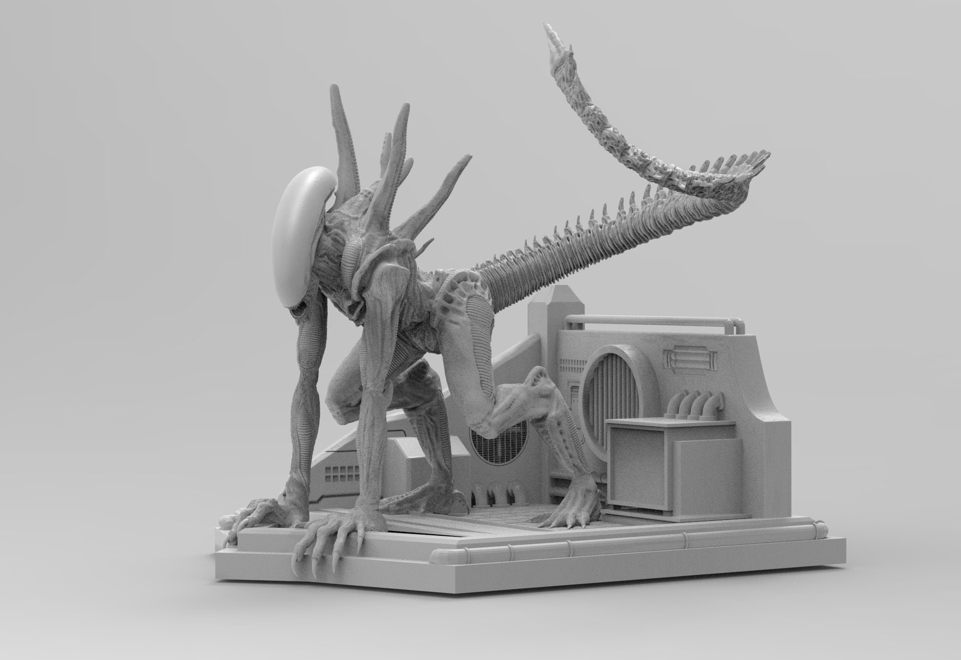 Alien Xenomorph Sewer Escape 3D Printing Diorama - Etsy