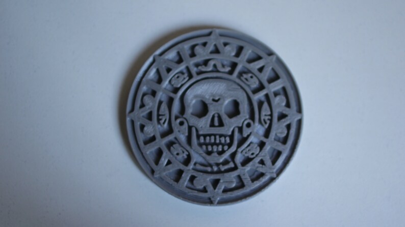 Pirates of the Caribbean Aztec Gold Coins Coaster 3D Printed 2 Coins - Etsy