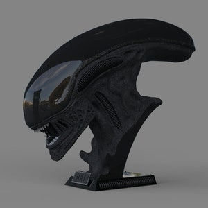 Alien Xenomorph Bust 3D Printing Miniature Diorama - Etsy