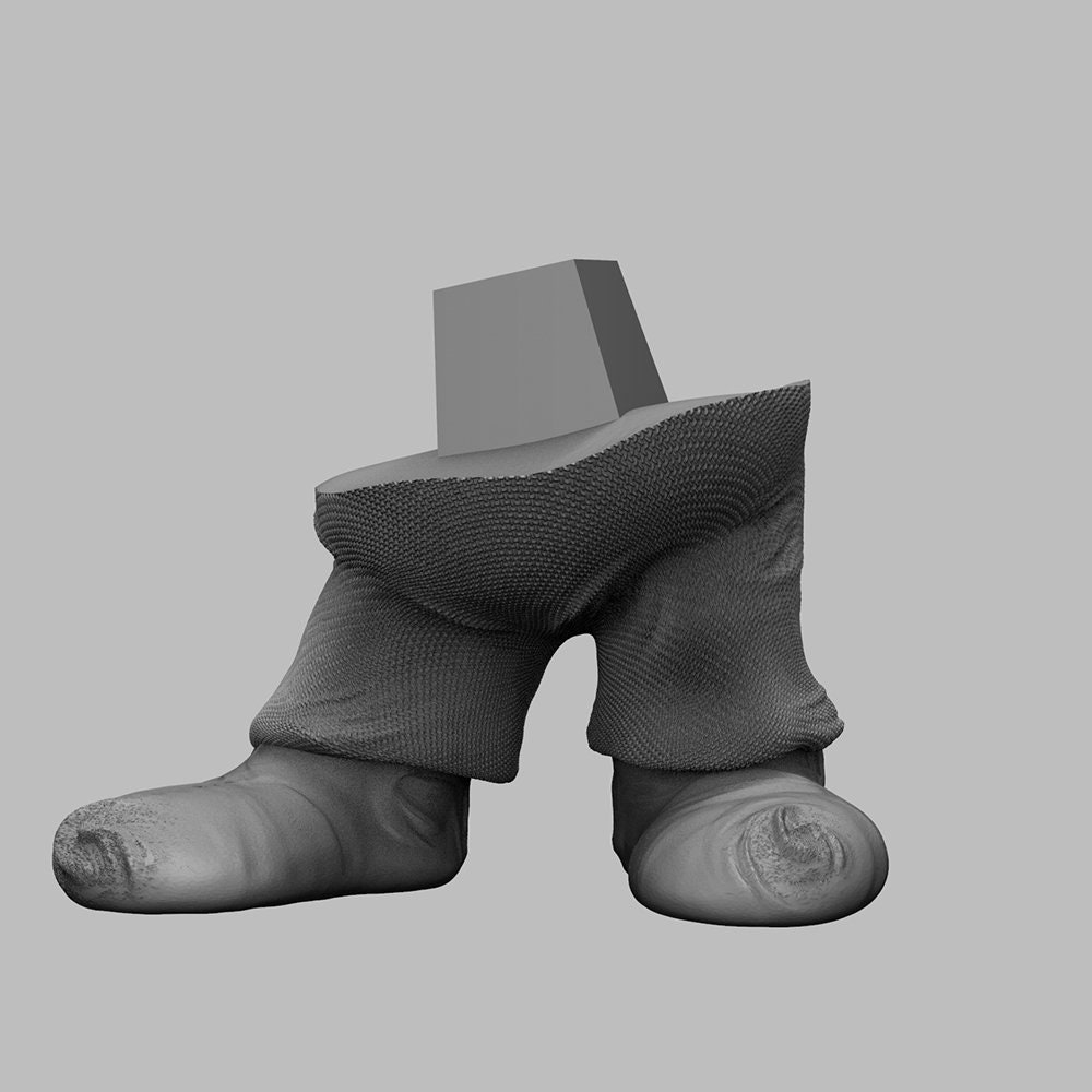 Zombie Evil Garden Gnome 3D Printing Miniature - Etsy