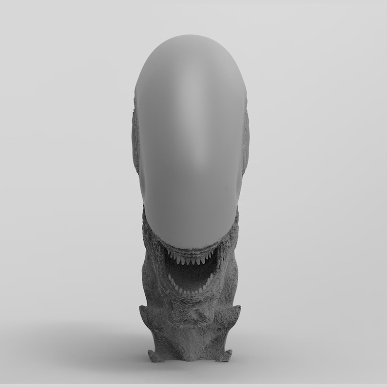 Alien Xenomorph Bust 3D Printing Miniature Diorama - Etsy