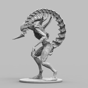 Alien Xenomorph Scout 3D Printing Miniature Diorama - Etsy