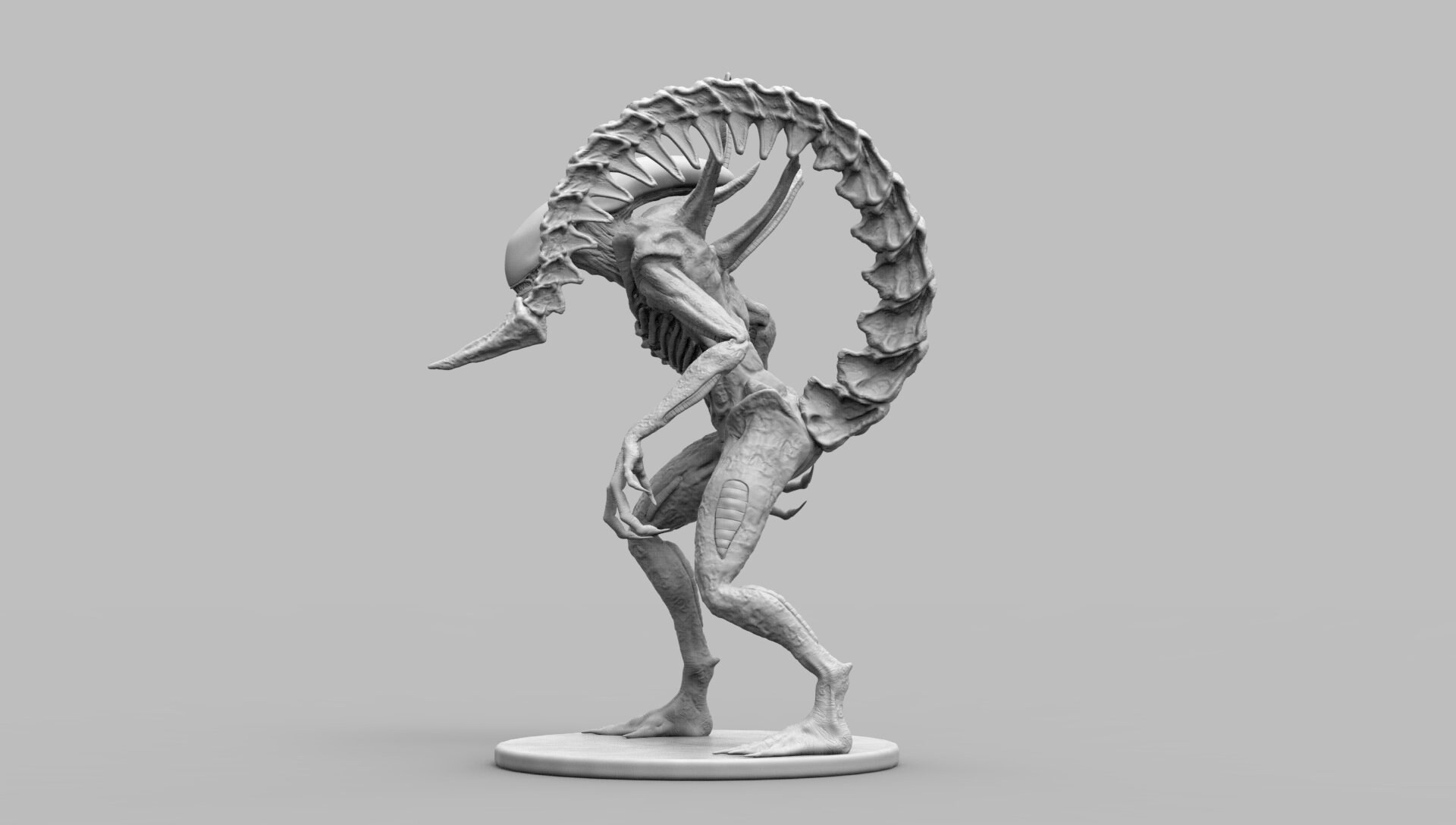Alien Xenomorph Scout 3D Printing Miniature Diorama - Etsy Australia