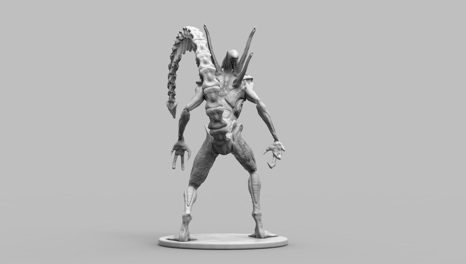 Alien Xenomorph Scout 3D Printing Miniature Diorama - Etsy Australia