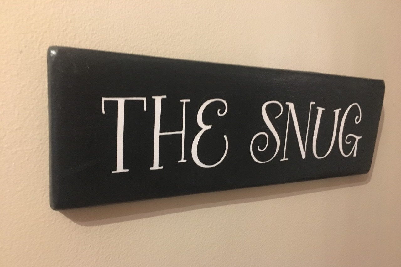 The Snug Recycled Wood Sign - Etsy UK