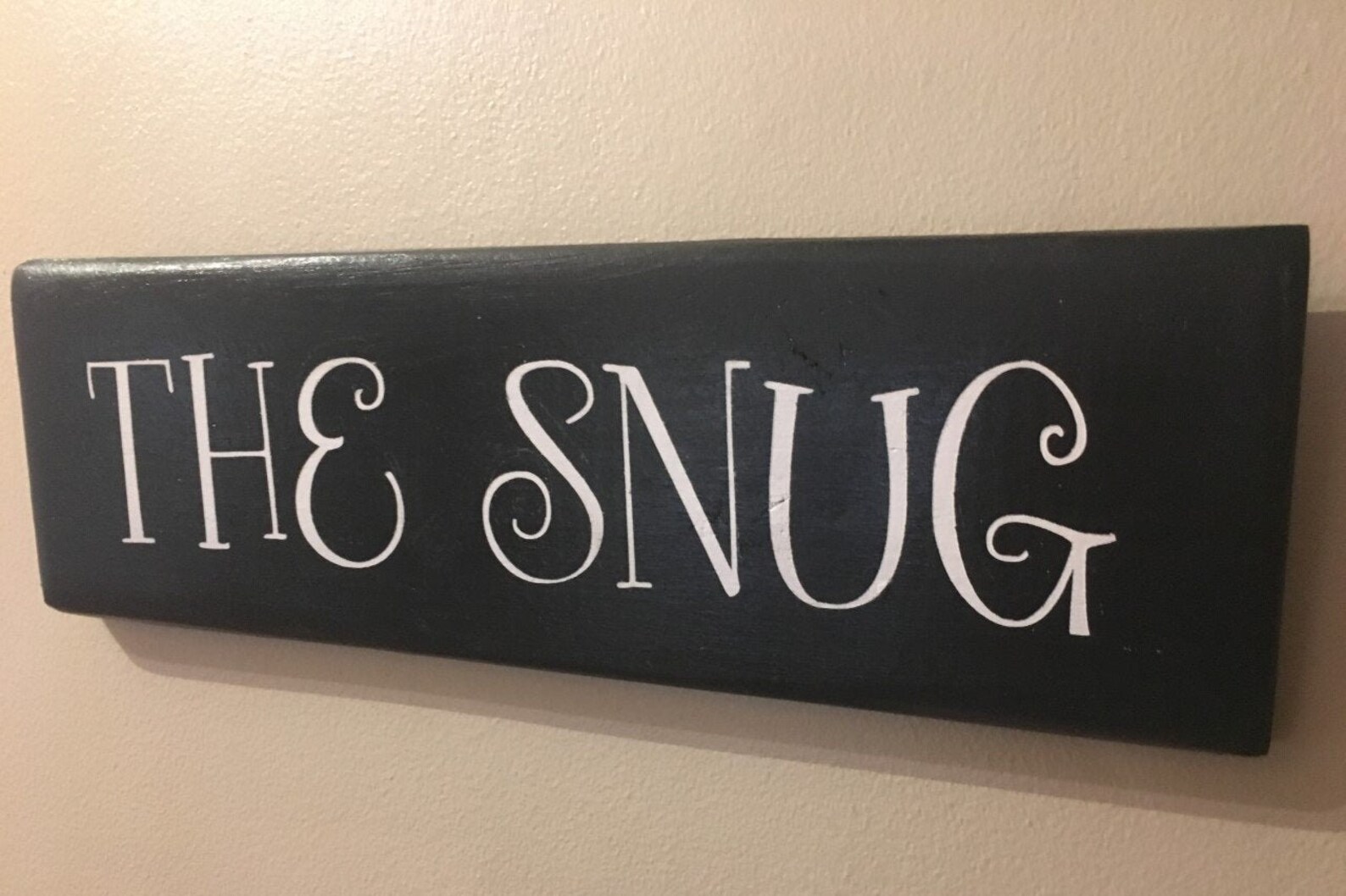 The Snug Recycled Wood Sign - Etsy UK