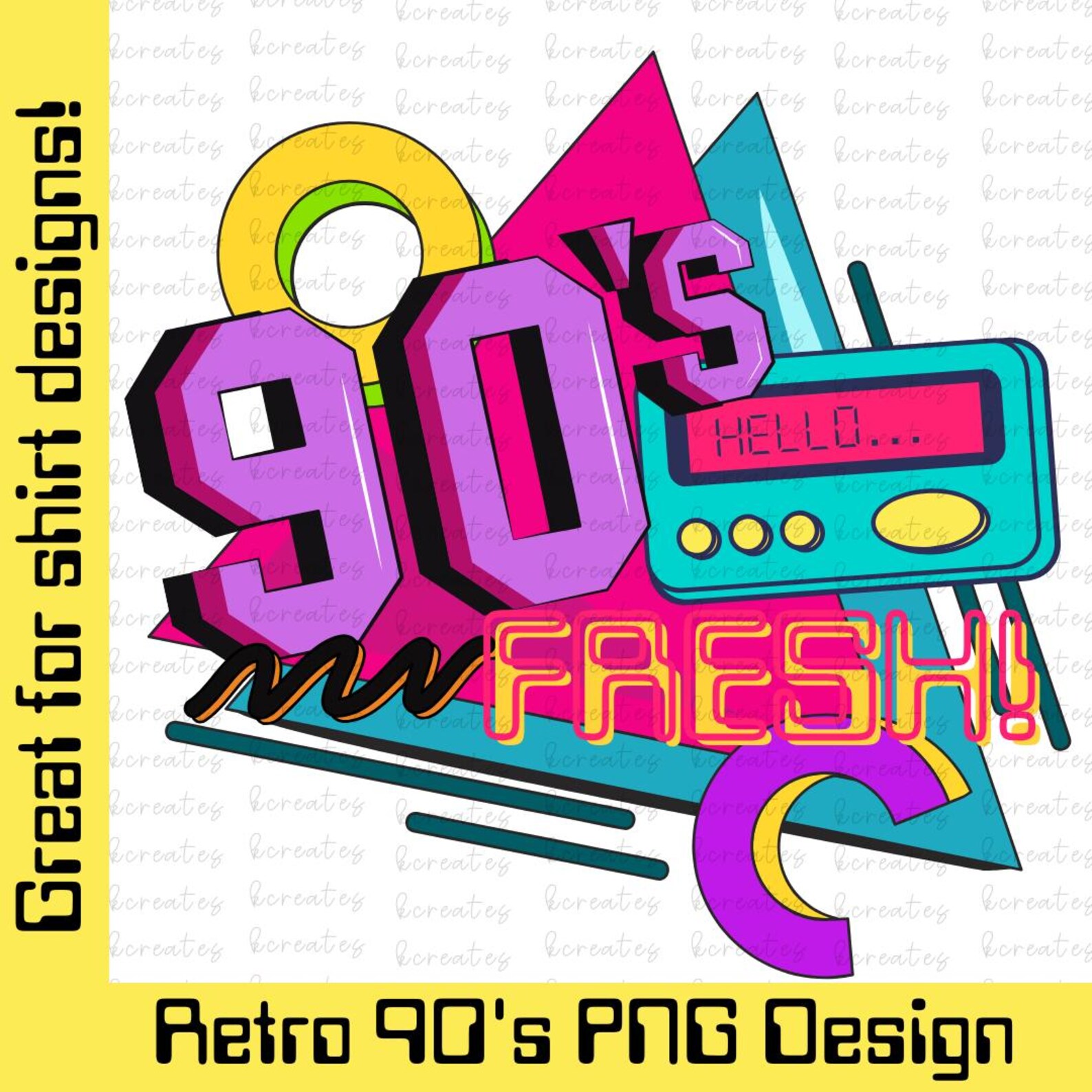 90's PNG, 90's Retro PNG, 90's Retro Design, 90's Designs, 90's Retro ...