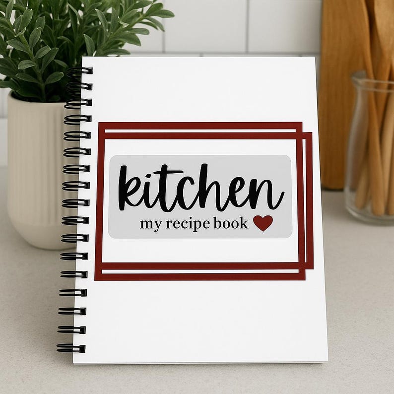 Farmhouse Recipe Book Template: Printable Kitchen Organizer (PDF ...