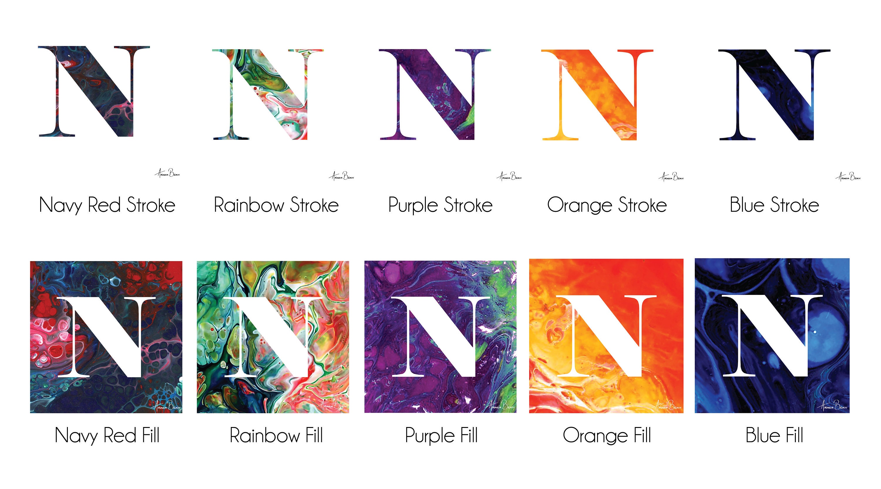 Alphabet Art, Typography Wall Art, Letter N Sign, Inspirational Art ...