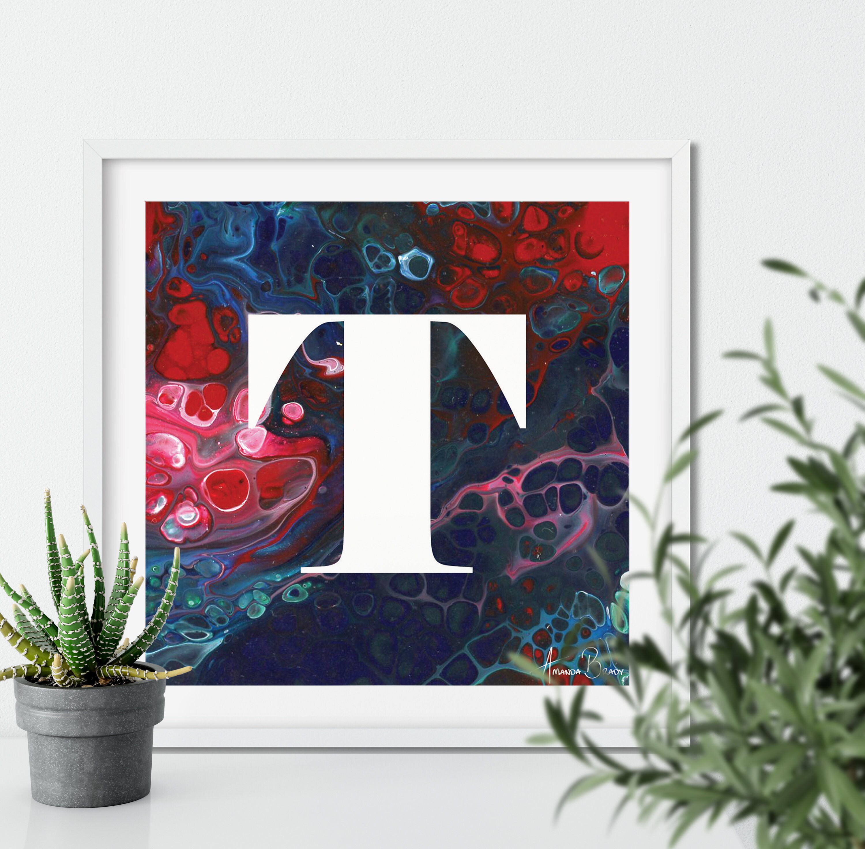 Alphabet Art, Typography Wall Art, Letter T Sign, Inspirational Art ...