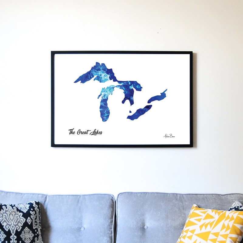Great Lakes Art - Etsy