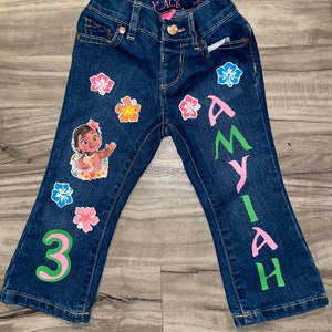 Custom Decorated Birthday Character Pants - Etsy