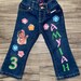 Custom Decorated Birthday Character Pants - Etsy