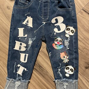 Custom Decorated Birthday Character Pants - Etsy
