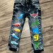 Custom Decorated Birthday Character Pants - Etsy